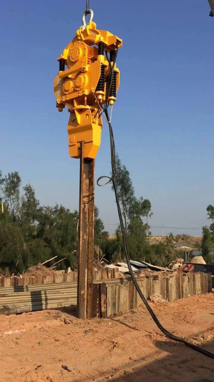 Vibro Hammer APZ60A Crane Type Electric Vibratory Pile Hammer For Sheet ...